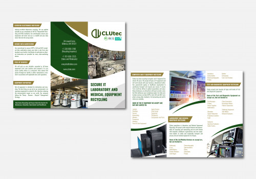 Medical Recycling Brochure - Design Contest